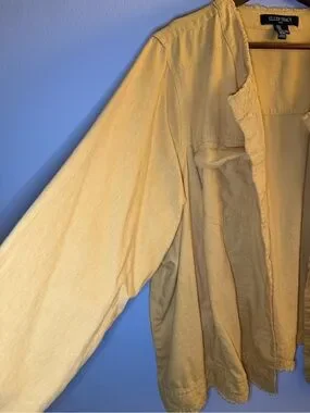 Ellen Tracy | Jackets & Coats | Ellen Tracy Bright Yellow Openfront ...